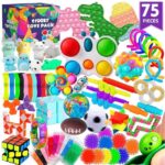 75 pcs Fidget Toys Kids Pack – Pinata Fillers, Party Favours, Classroom ...
